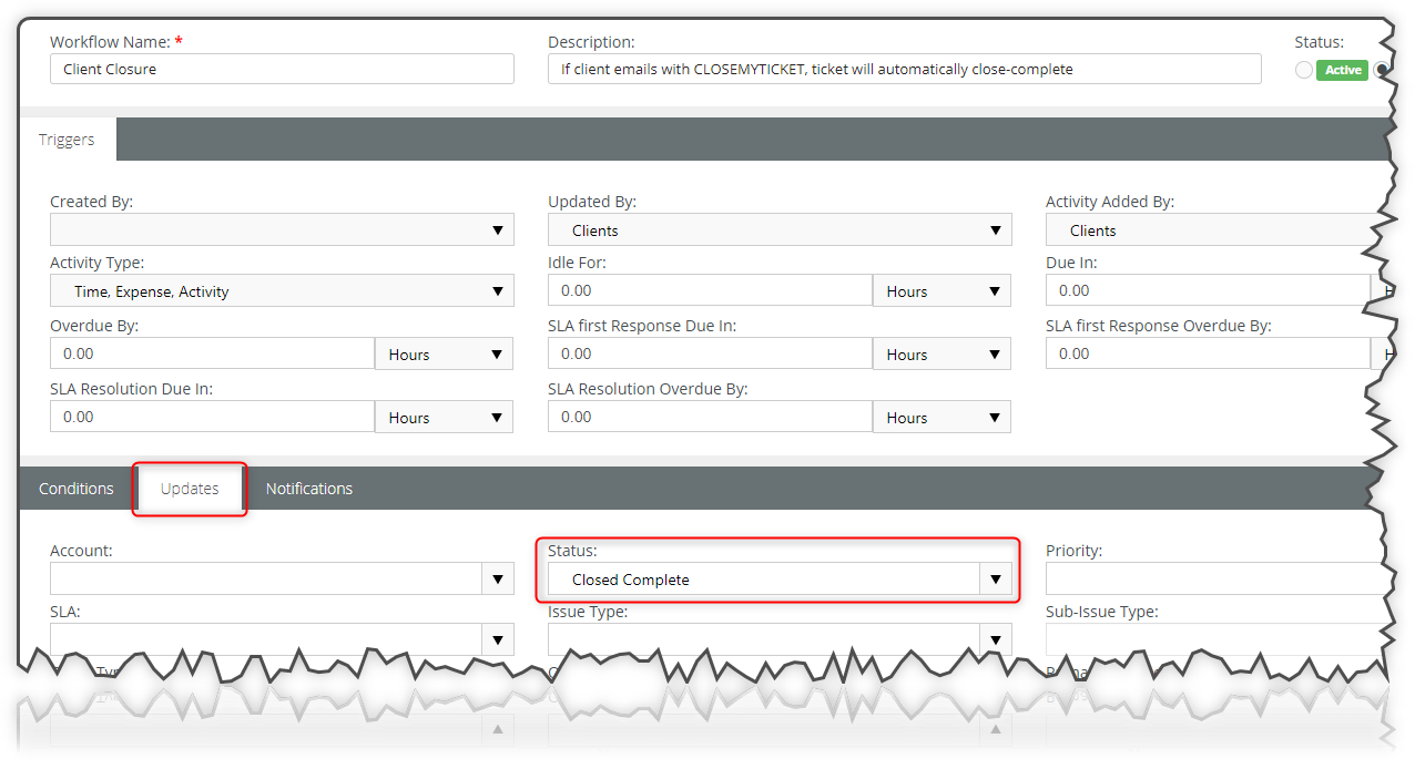 BMS Workflow – Client- closed ticket – Techs+Together