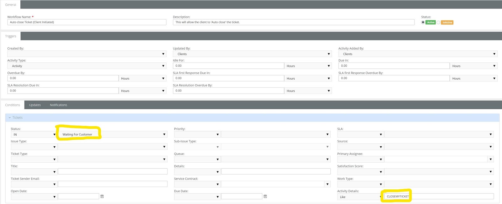 BMS Workflow – Client- closed ticket – Techs+Together